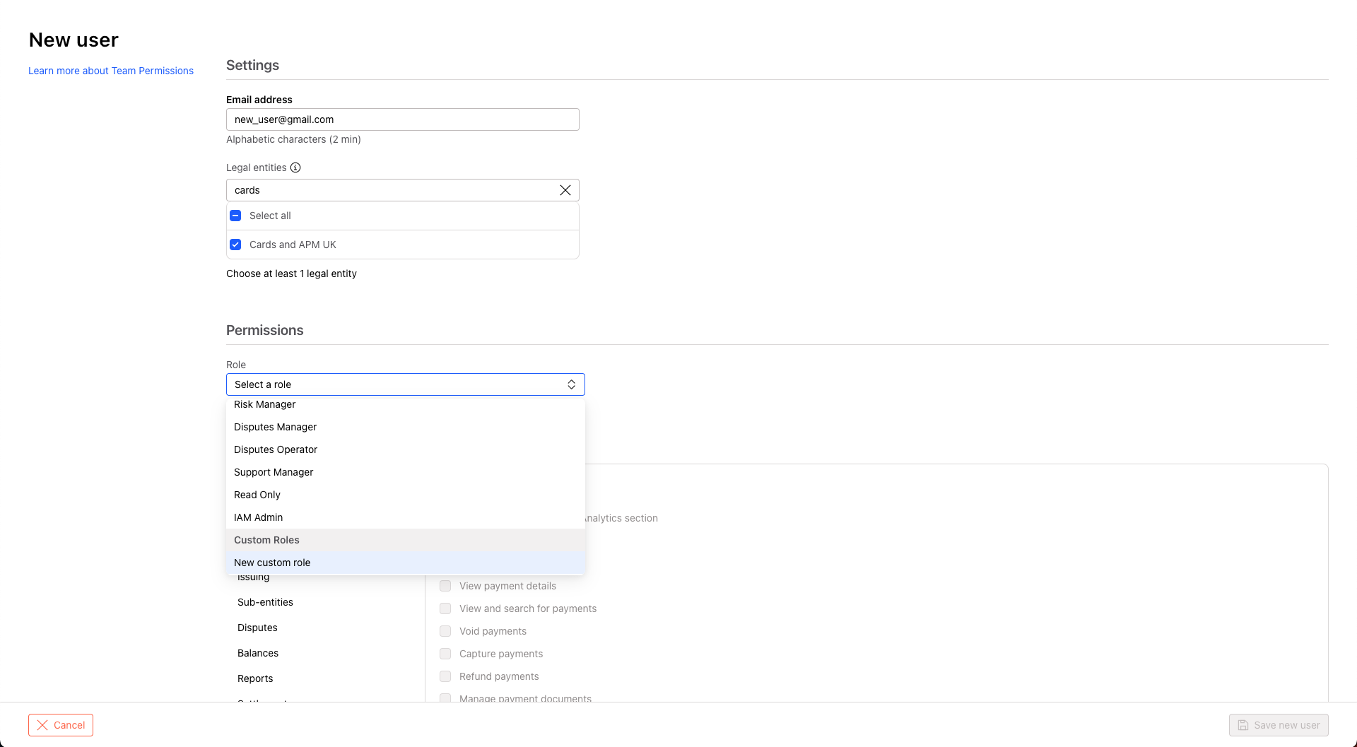 Display card details - Docs